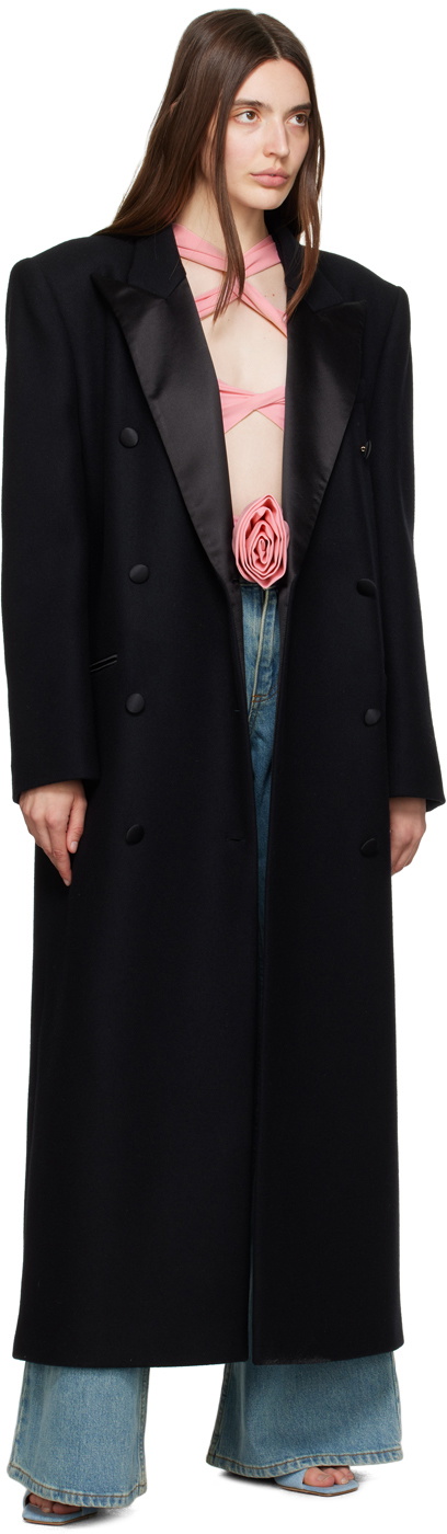 Magda Butrym Black Classic Coat Magda Butrym