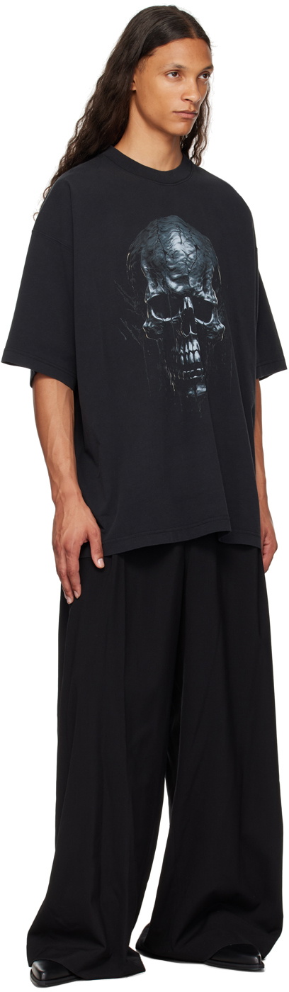 VETEMENTS Black Skull Metal T-Shirt Vetements VETEMENTS Black Skull Metal T-Shirt Vetements