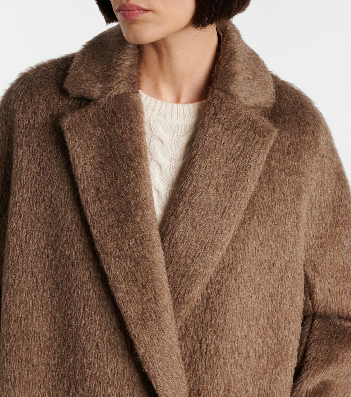 'S Max Mara Giorgia alpaca and wool-blend coat S Max Mara