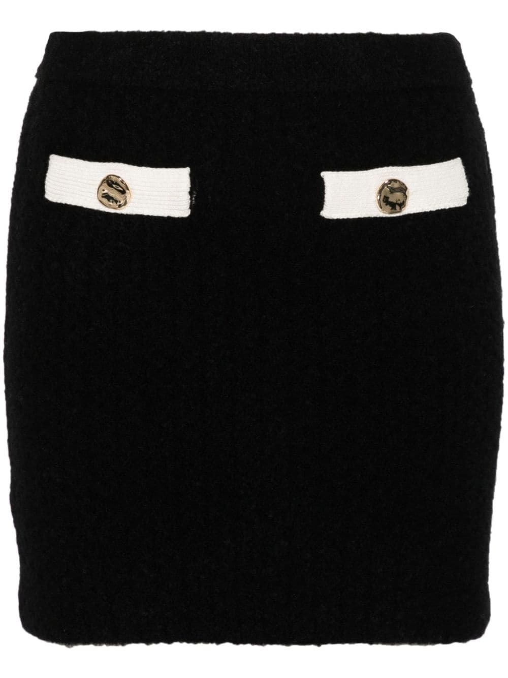 SELF PORTRAIT - Wool Blend Mini Skirt Self-Portrait