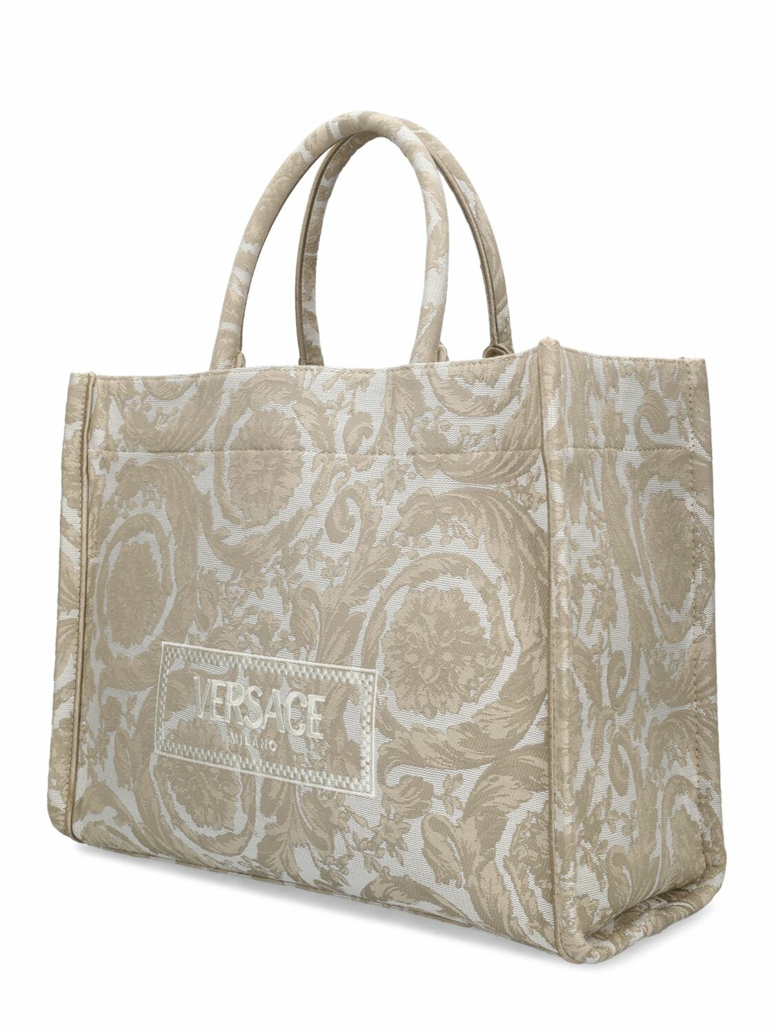 VERSACE - Large Barocco Jacquard Tote Bag Versace