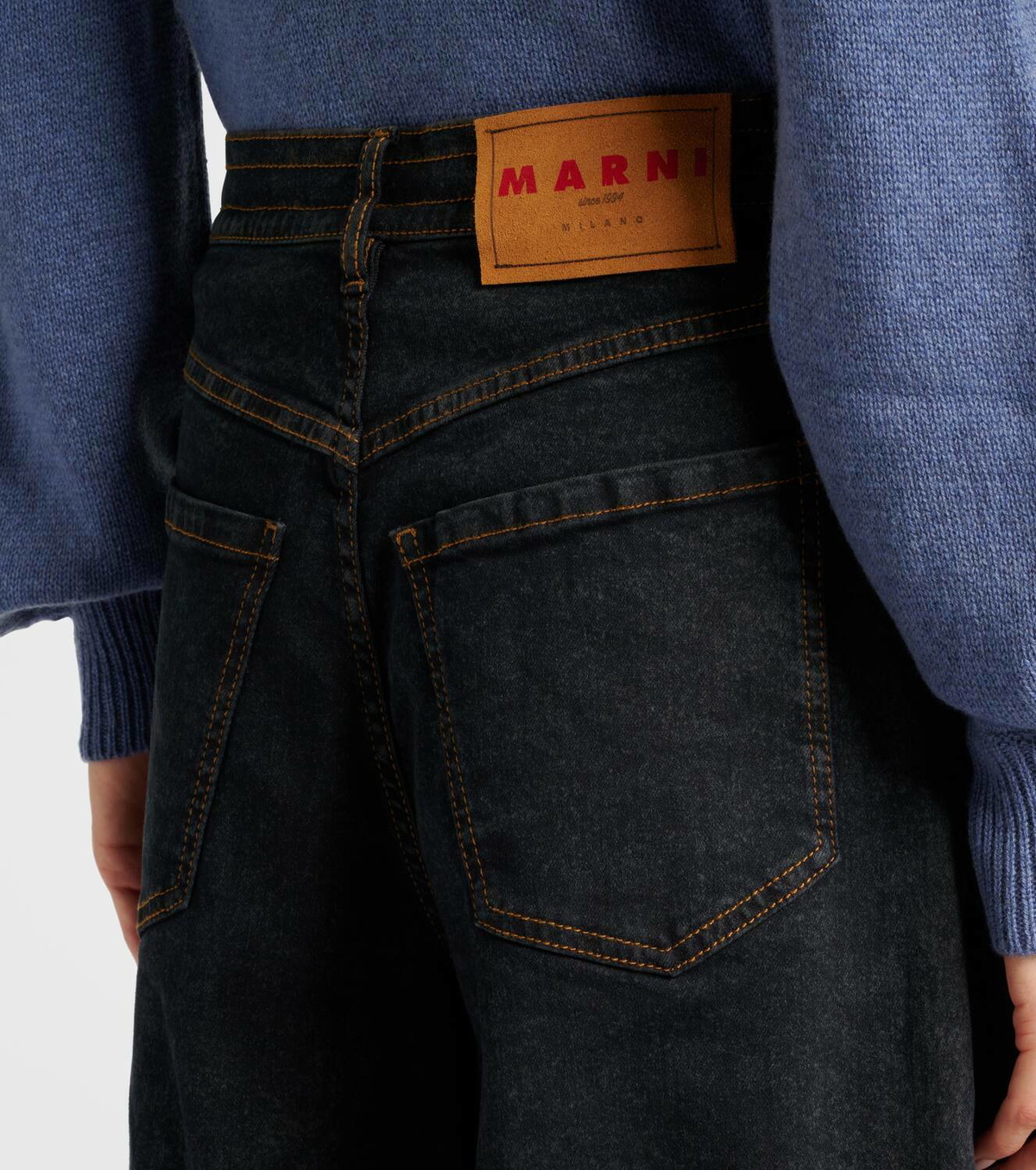 Marni High-rise wide-leg jeans Marni