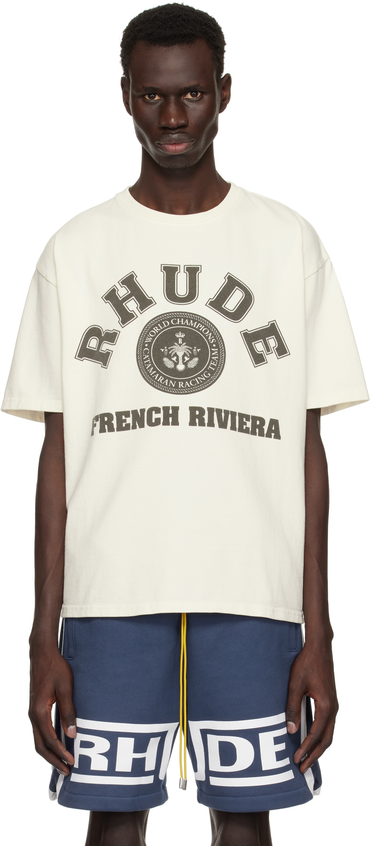 Rhude Off-White 'Rhude French Riviera' T-shirt Rhude