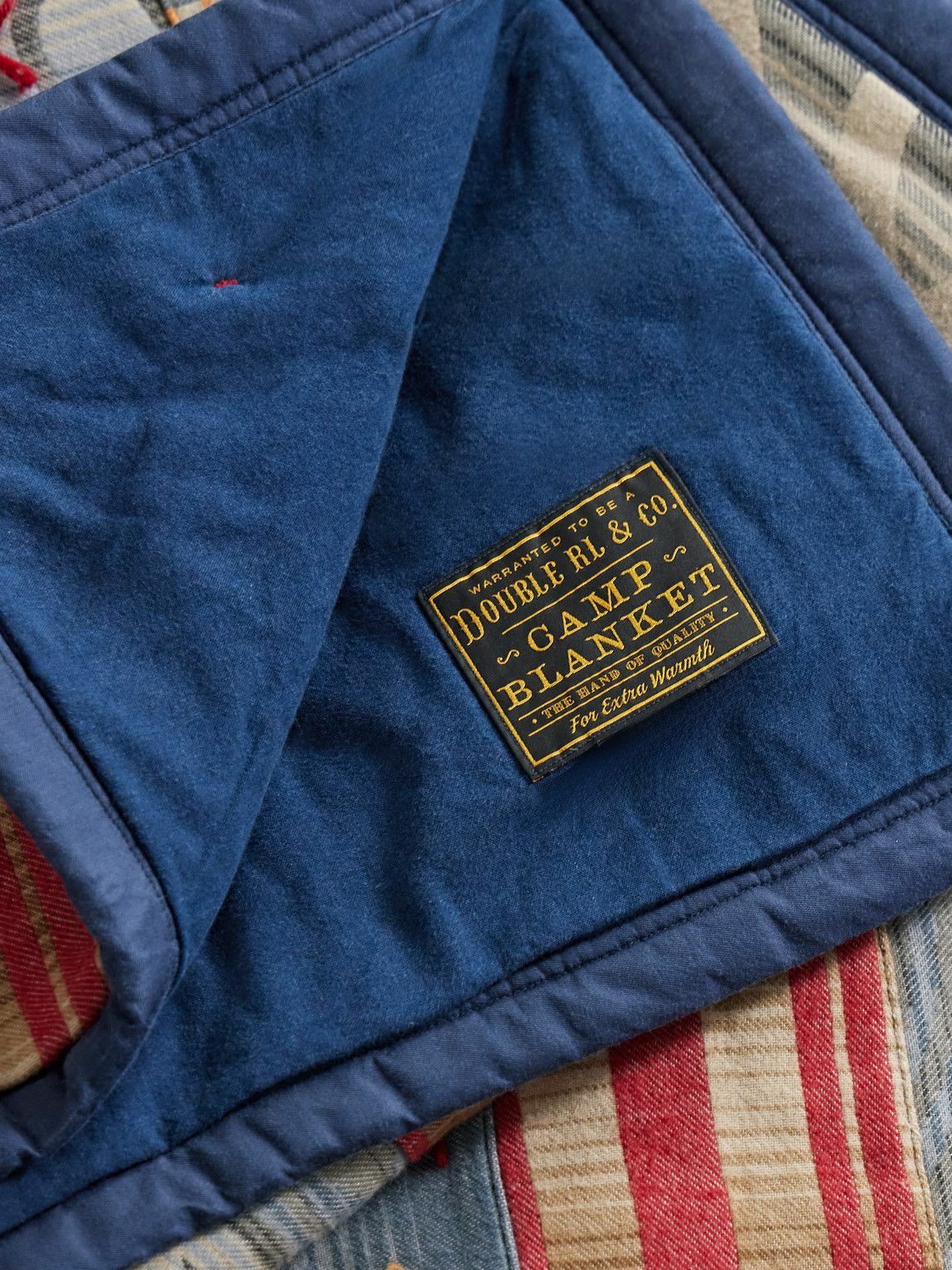 RRL - Embroidered Patchwork Cotton Blanket RRL
