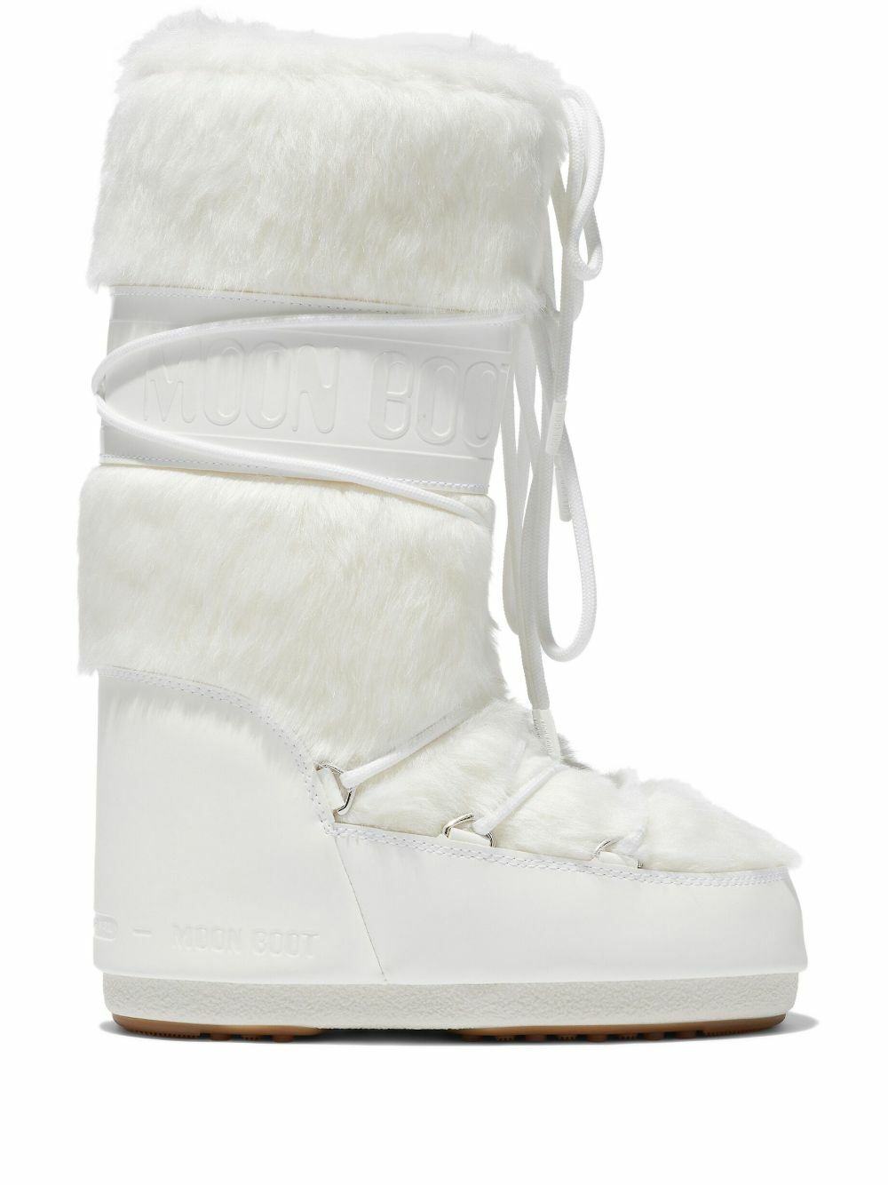 Moon Boot White Icon Faux-Fur Boots Moon Boot