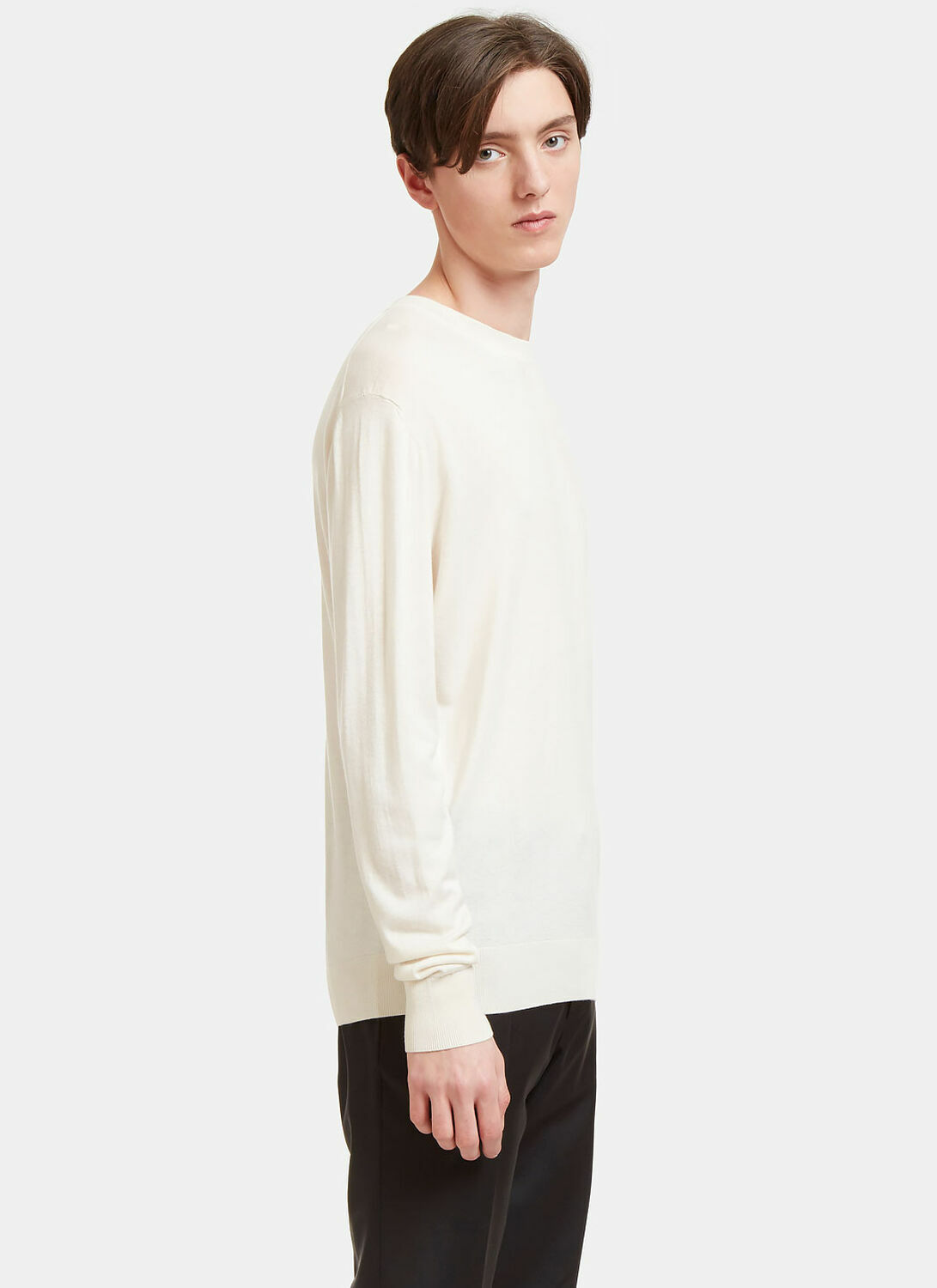 Aiezen Silk and Cashmere-Blend Crewneck Sweater Aiezen