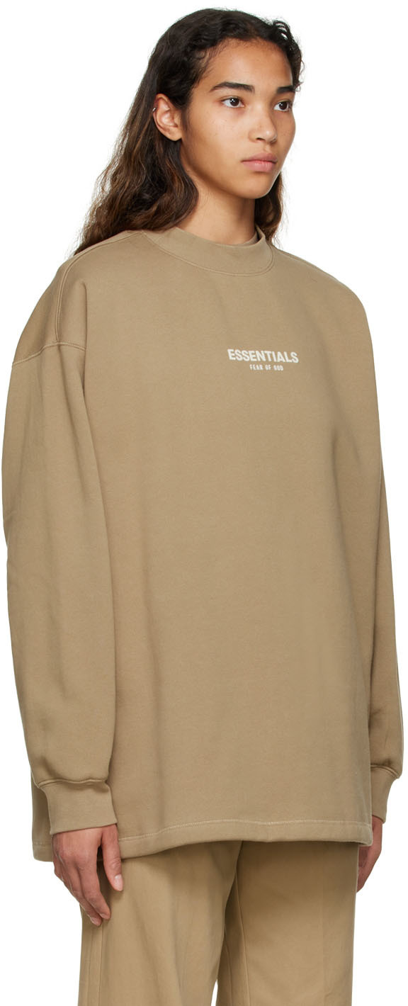 Essentials Tan Cotton Sweatshirt Essentials
