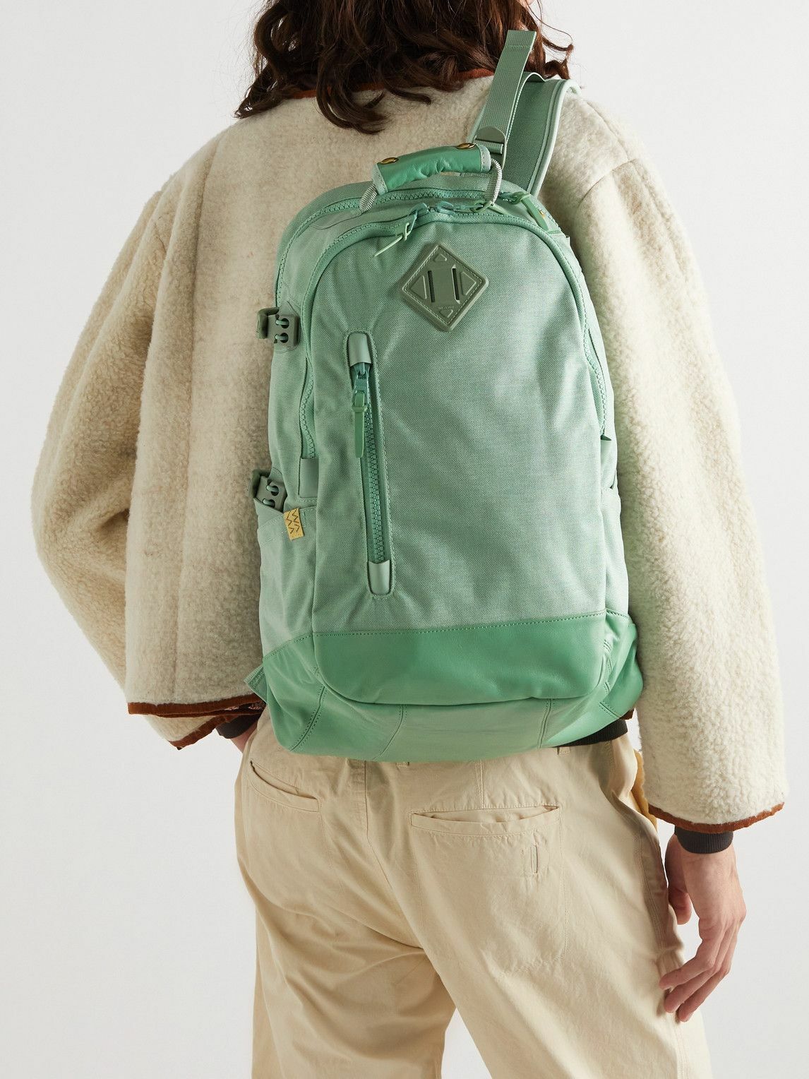 Visvim - Leather-Trimmed CORDURA® Backpack Visvim