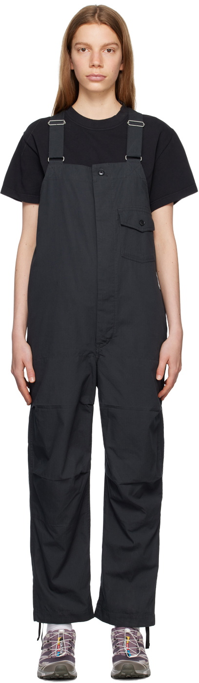 Snow Peak Black Takibi Overalls Snow Peak