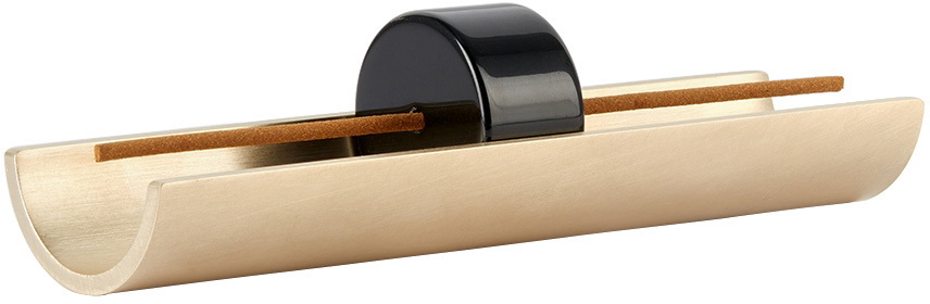 Cinnamon Projects Circa Mineral Black Onyx Incense Burner