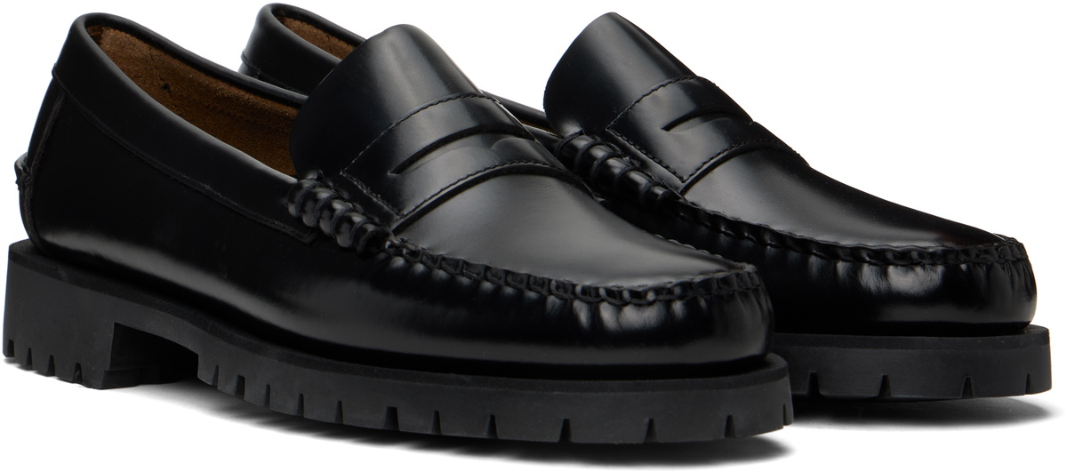 Sebago Black Dan Lug Loafers Sebago