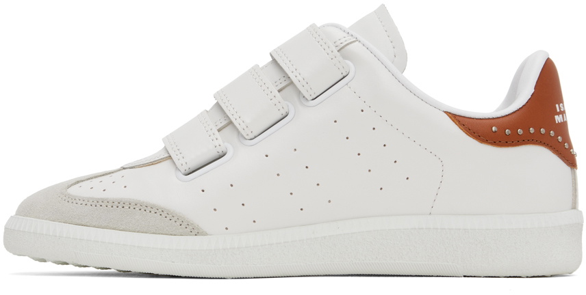 Isabel Marant White & Brown Beth Sneakers Isabel Marant