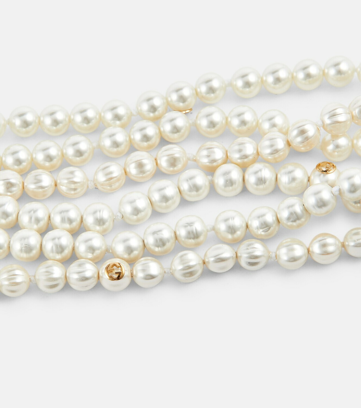 Gucci - Interlocking G pearl choker Gucci