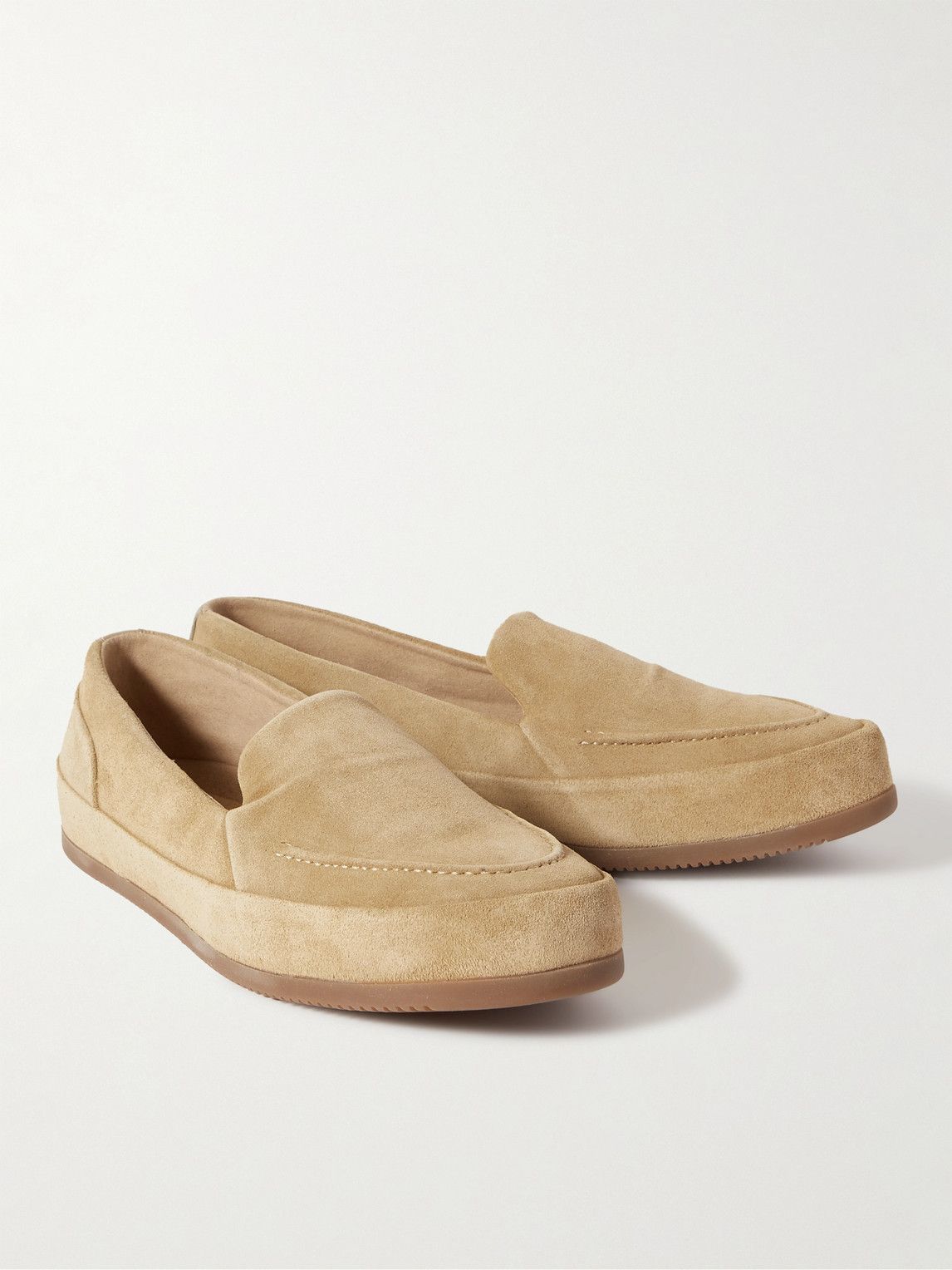 Mulo - Suede Loafers - Neutrals Mulo
