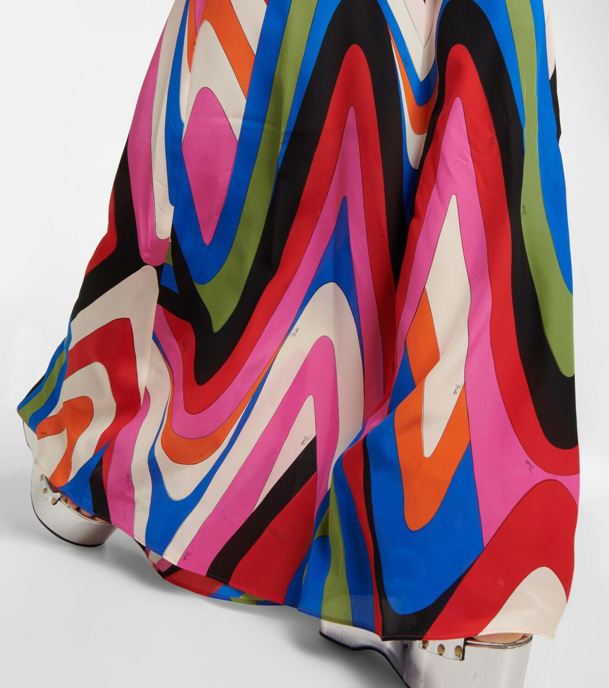 Pucci - Printed silk maxi dress Emilio Pucci
