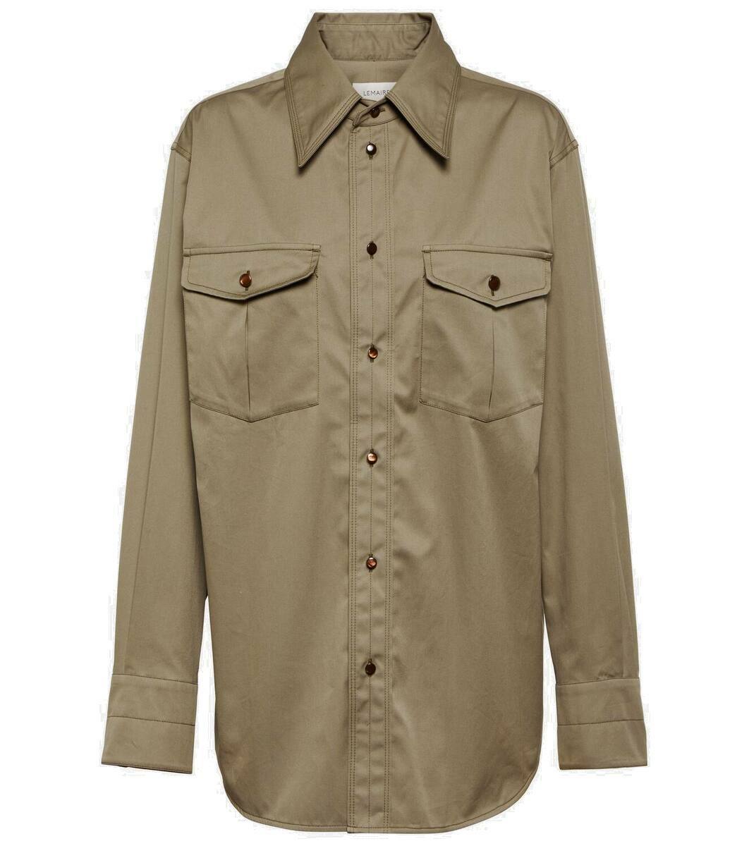 Lemaire Western cotton twill shirt Lemaire