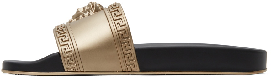 Versace Gold Palazzo Pool Slides Versace