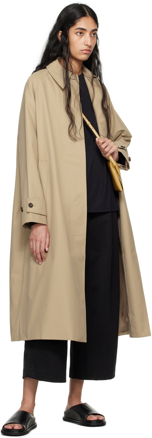 Studio Nicholson Tan Holin Trench Coat Studio Nicholson