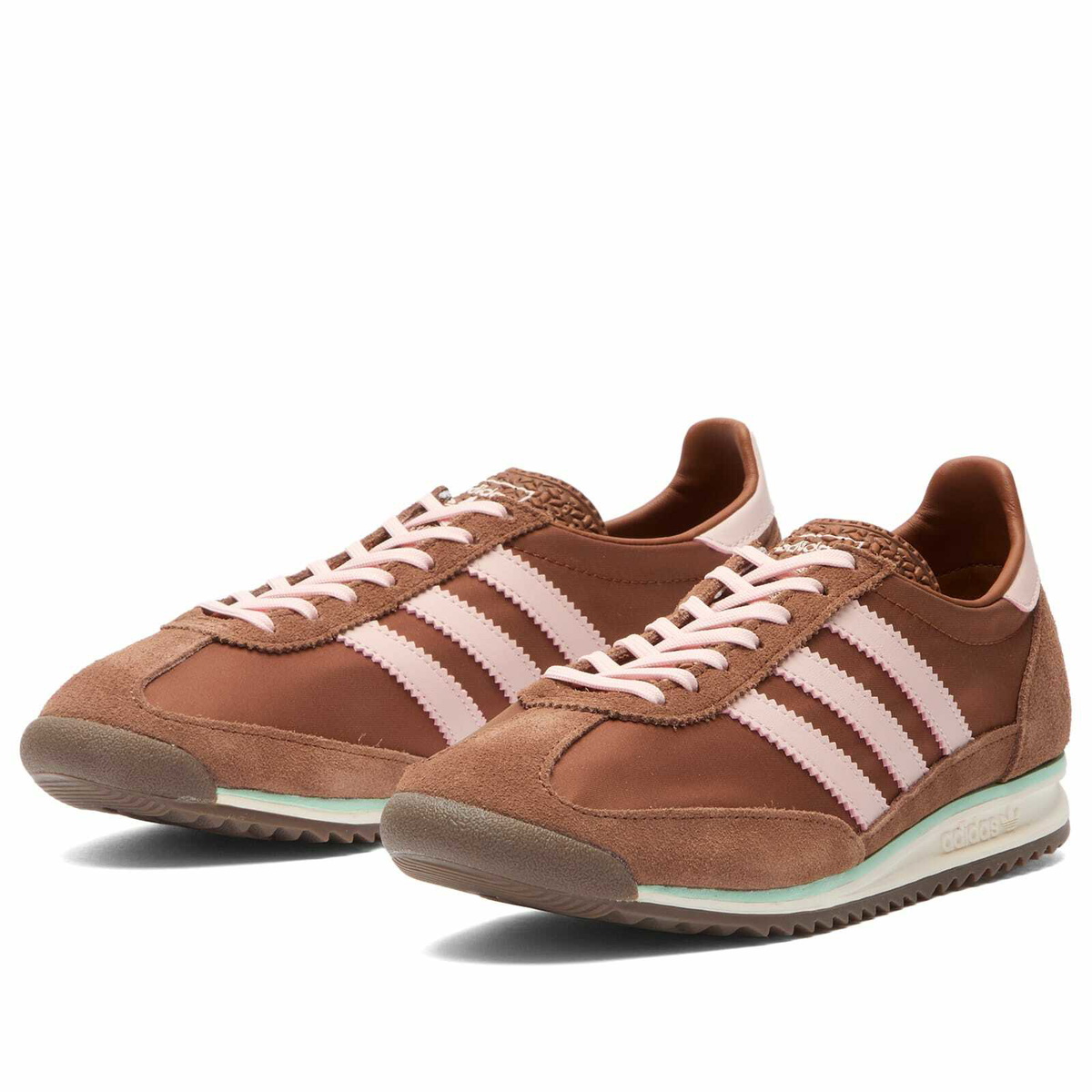 Adidas Women's SL 72 OG Sneakers in Dusky Bronze/Sandy Pink/Preloved ...