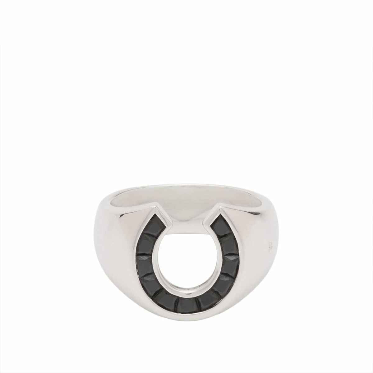 Tom Wood Lunar Year Felix Ring in Black Spinel Tom Wood