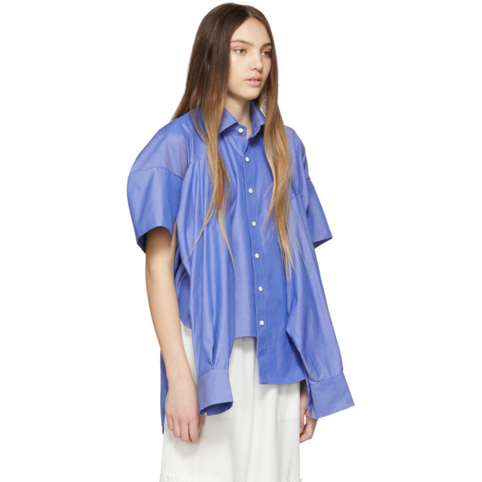 Enfold Blue Re-Construction Three Ways Shirt Enfold
