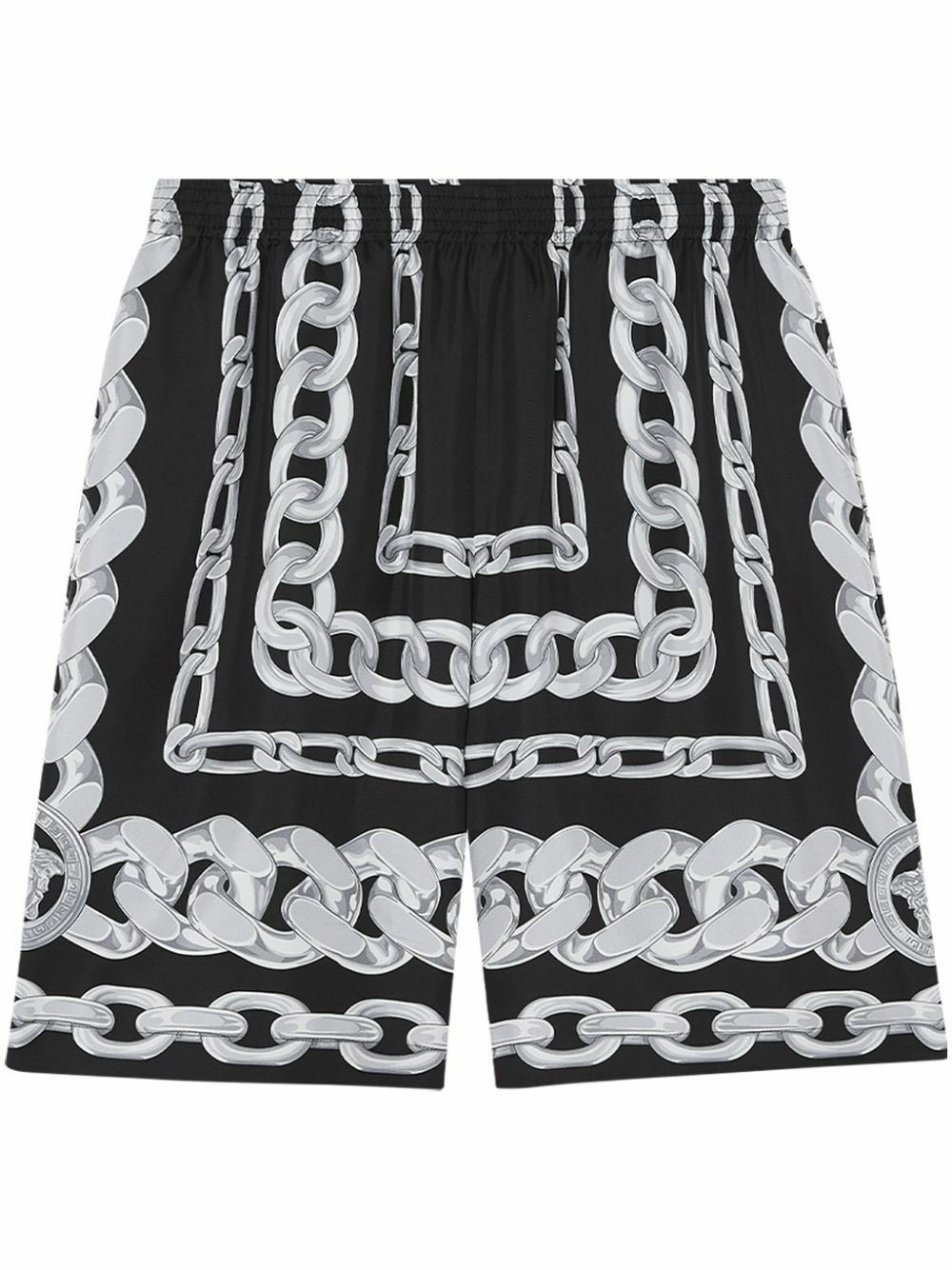 Versace Chain-Print Track Shorts Versace