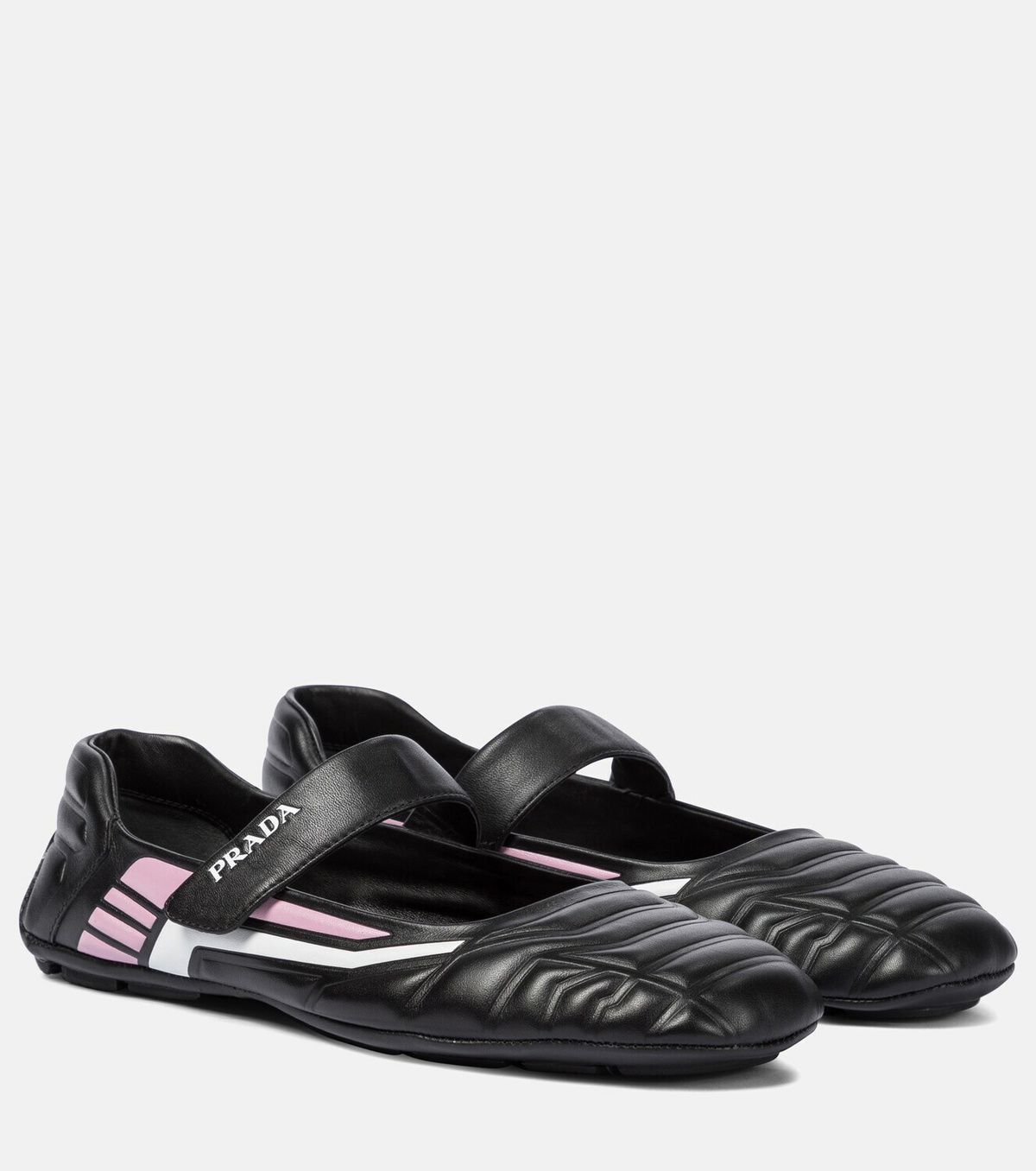 Prada Leather ballet flats Prada