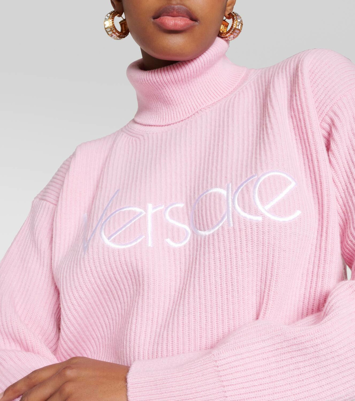 Versace Logo turtleneck sweater Versace