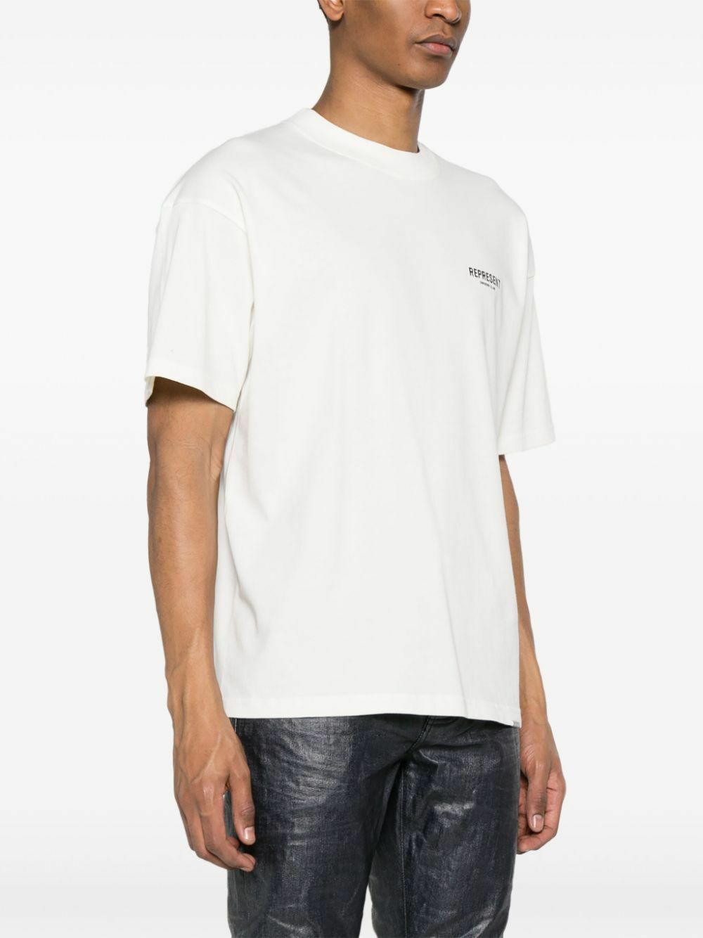 Represent White Owners Club Cotton T-Shirt Represent