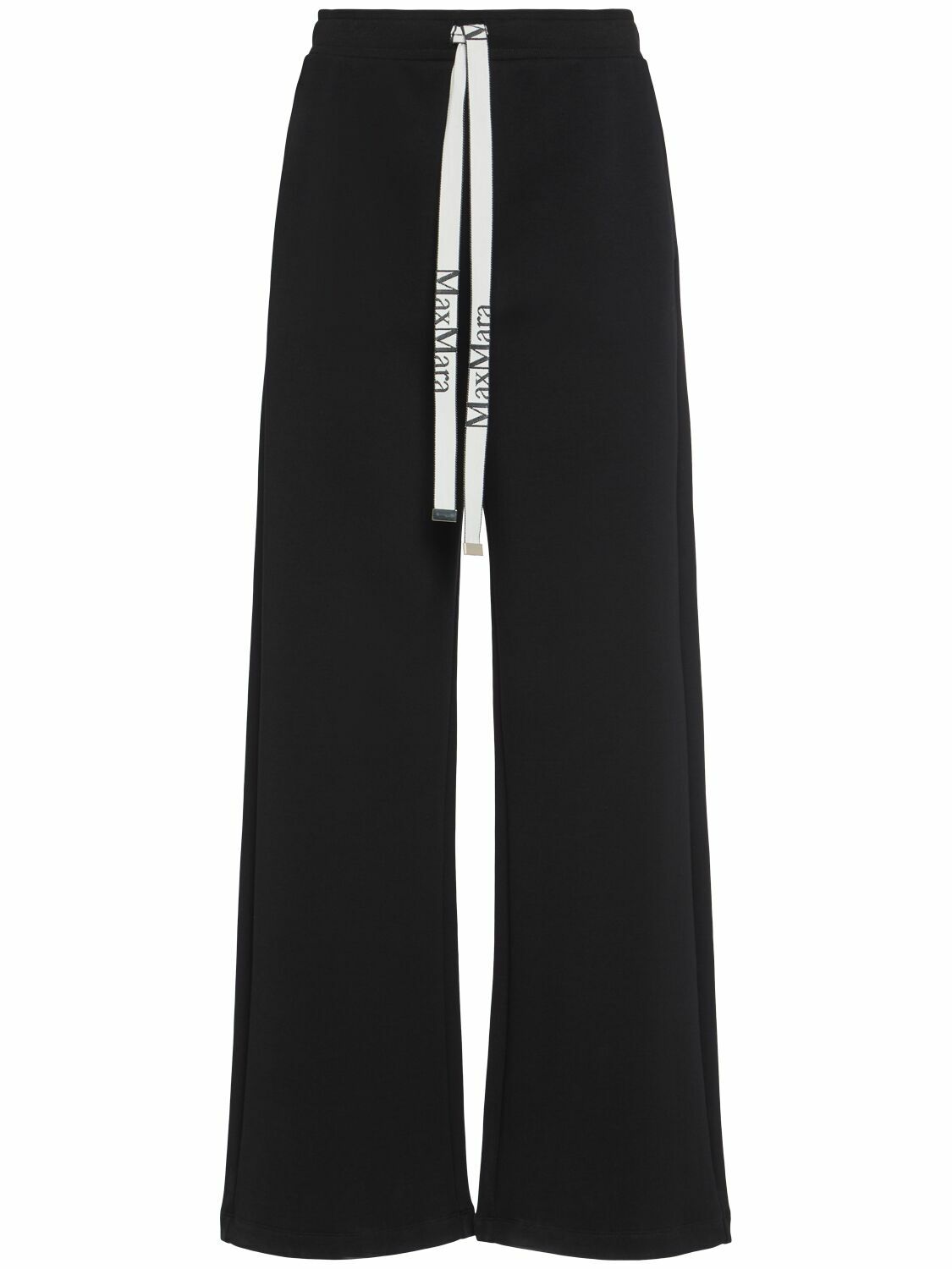 'S MAX MARA Bali Cotton Jersey Wide Pants S Max Mara