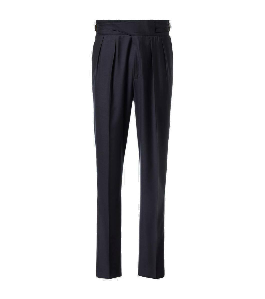 RUBINACCI Manny virgin wool straight pants Rubinacci