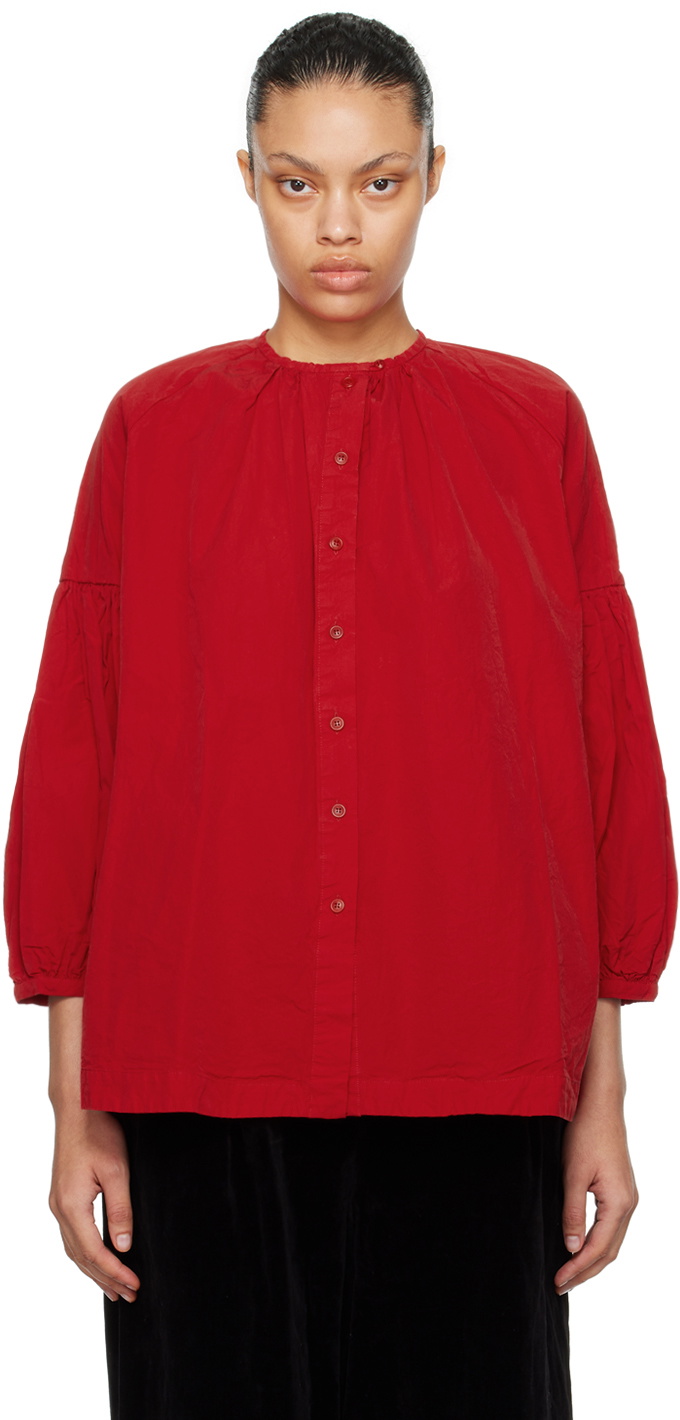 CASEY CASEY Red 3 by 3 Shirt CASEY CASEY