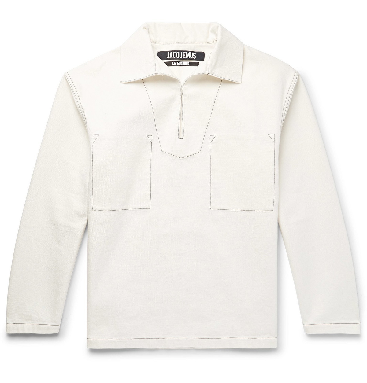 Jacquemus - Le Marin Cotton-Canvas Shirt - Ecru Jacquemus