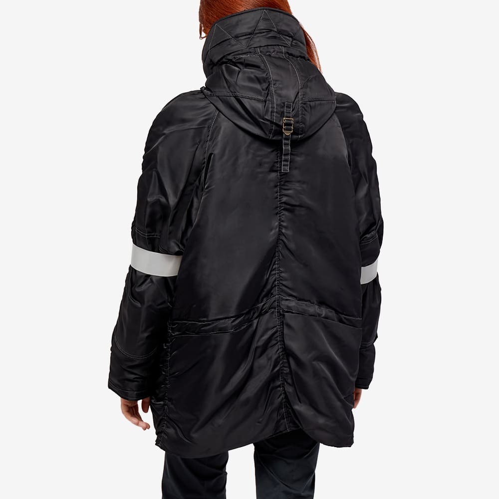 MM6 Maison Margiela Women's Parka Jacket in Black MM6 Maison Margiela
