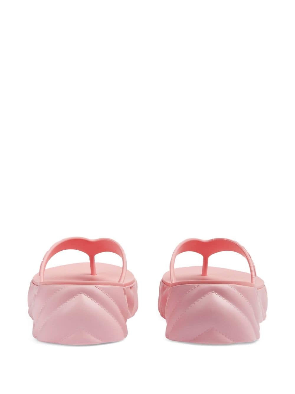 GUCCI - Tarifa Rubber Platform Flip Flops Gucci