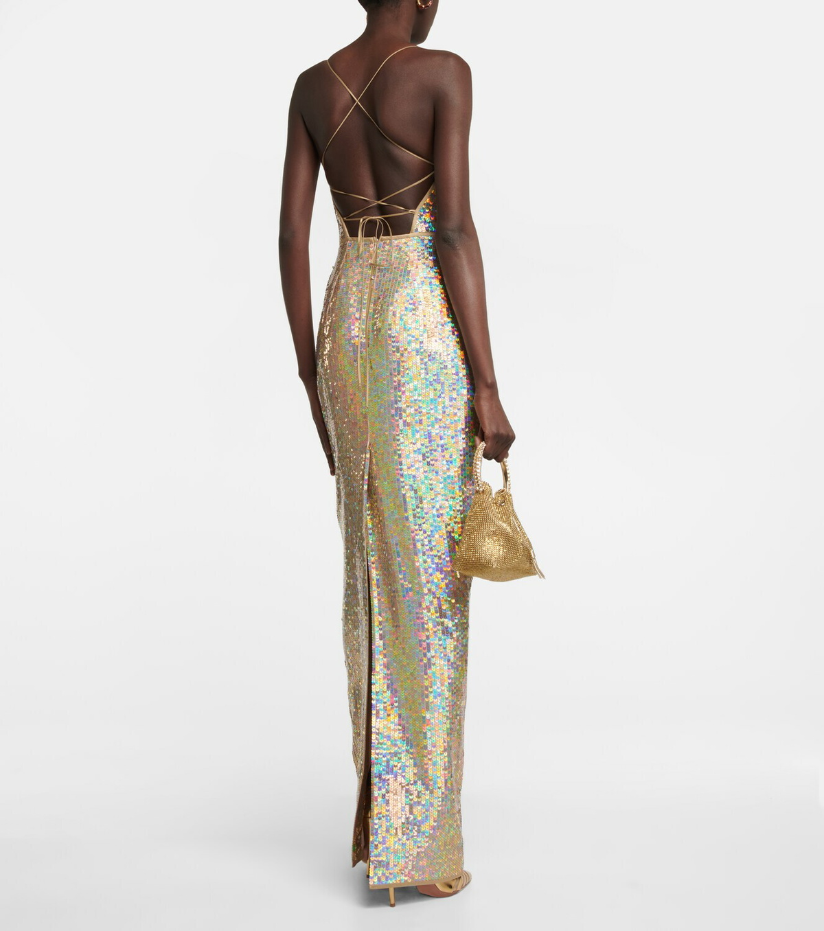 Rasario Sequin-embellished gown Rasario
