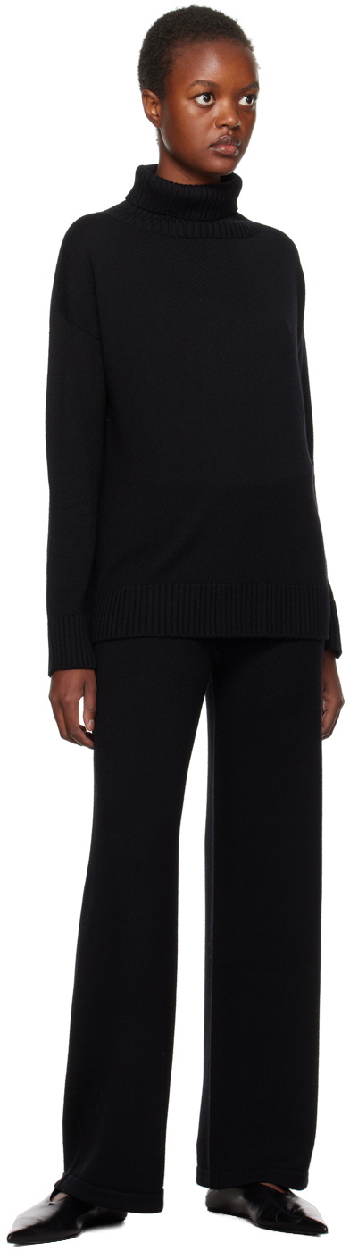 Max Mara Leisure Black Visone Lounge Pants Max Mara Leisure