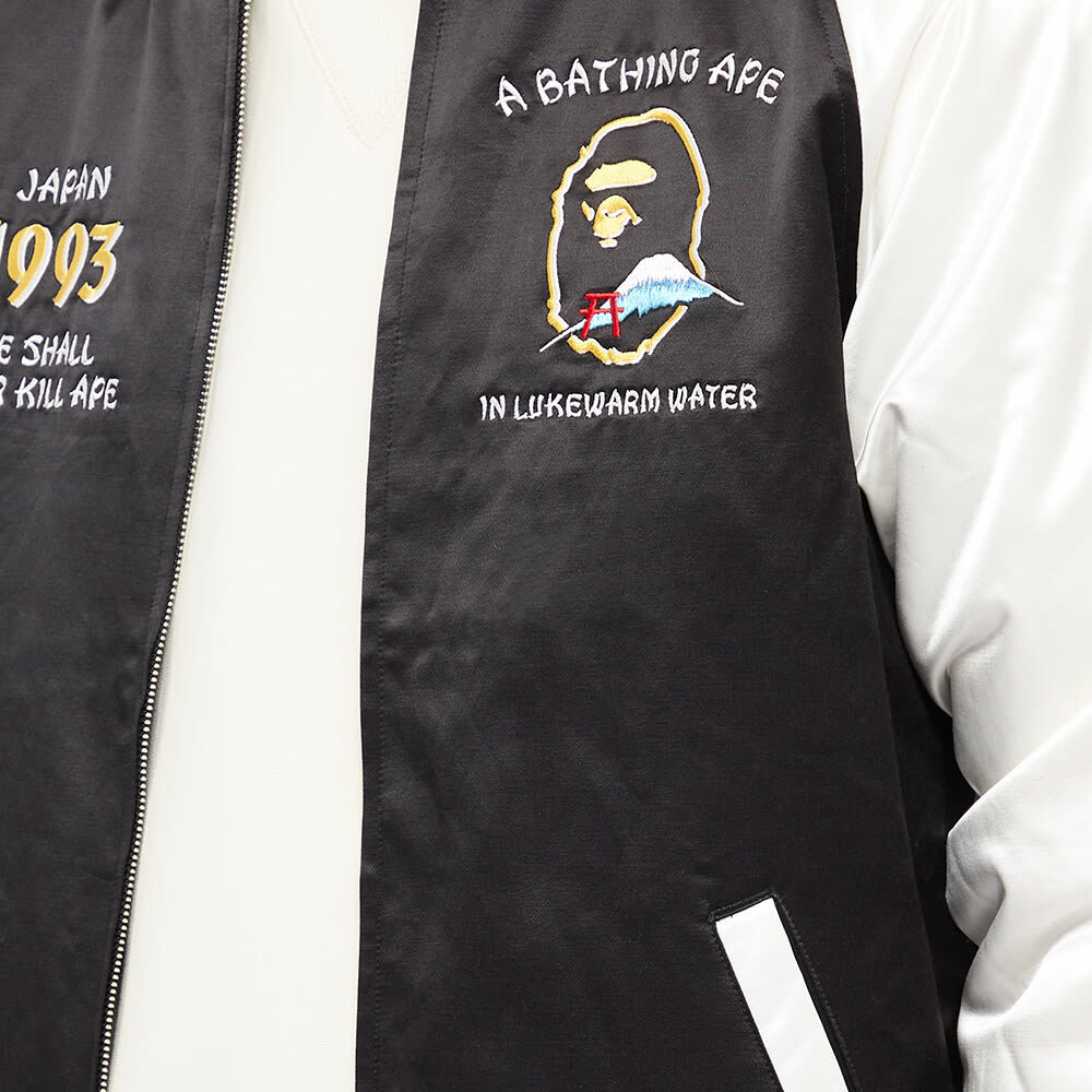A Bathing Ape Men's Japan Souvenir Jacket in Black A Bathing Ape