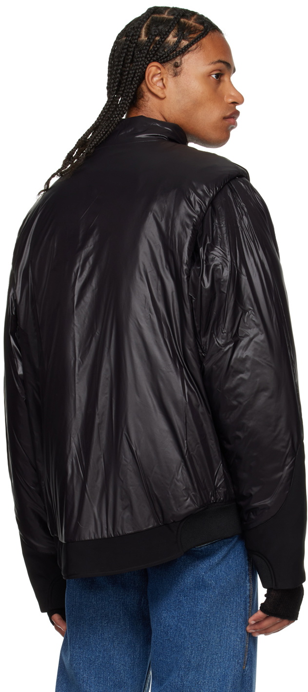 LOW CLASSIC Black Reversible Down Jacket Low Classic