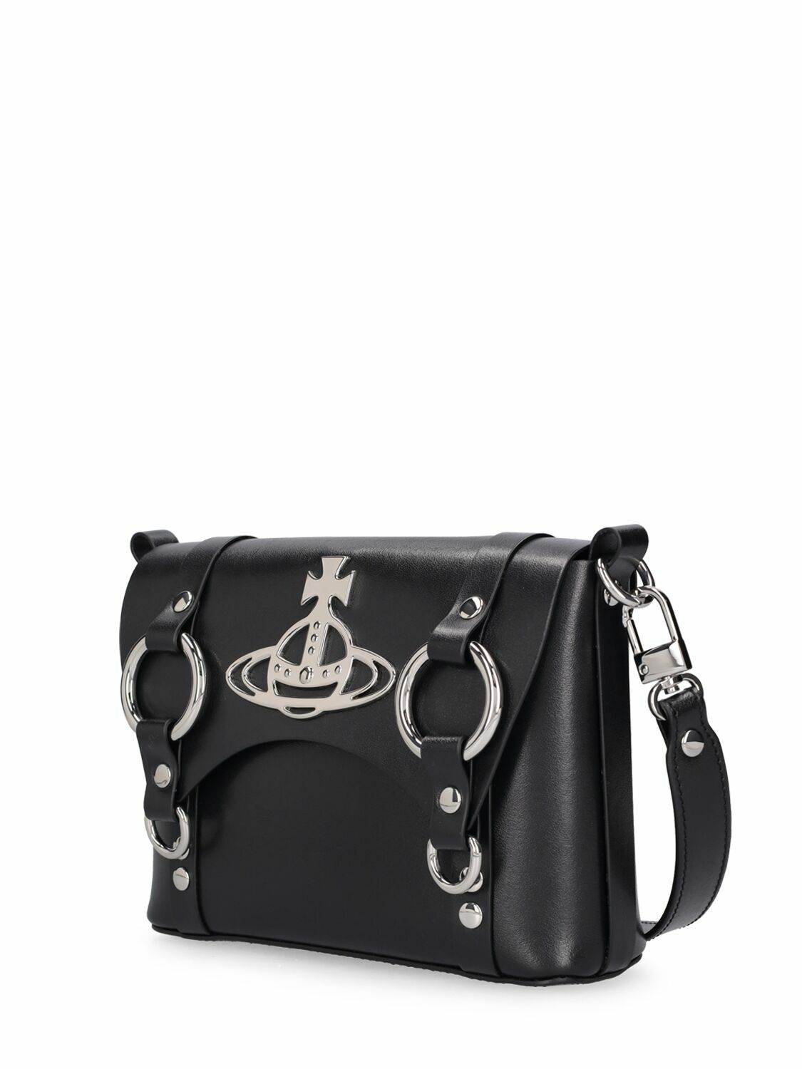 VIVIENNE WESTWOOD - Kim Smooth Leather Crossbody Bag Vivienne Westwood