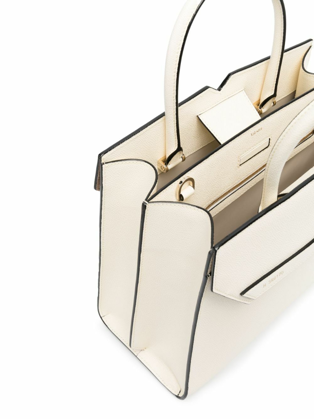 VALEXTRA - Duetto Leather Handbag Valextra