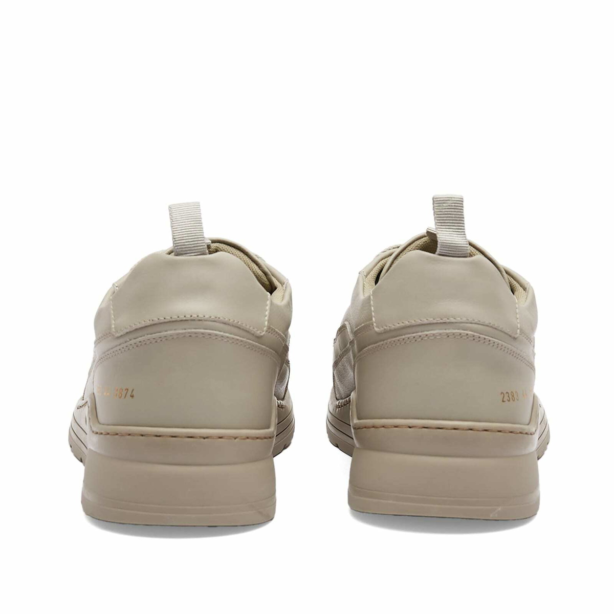 Common Projects Men's Track 90 Sneakers in Warm Grey Common Projects