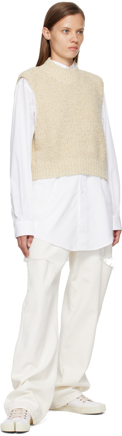 Maison Margiela White Tabi Sneakers Maison Margiela