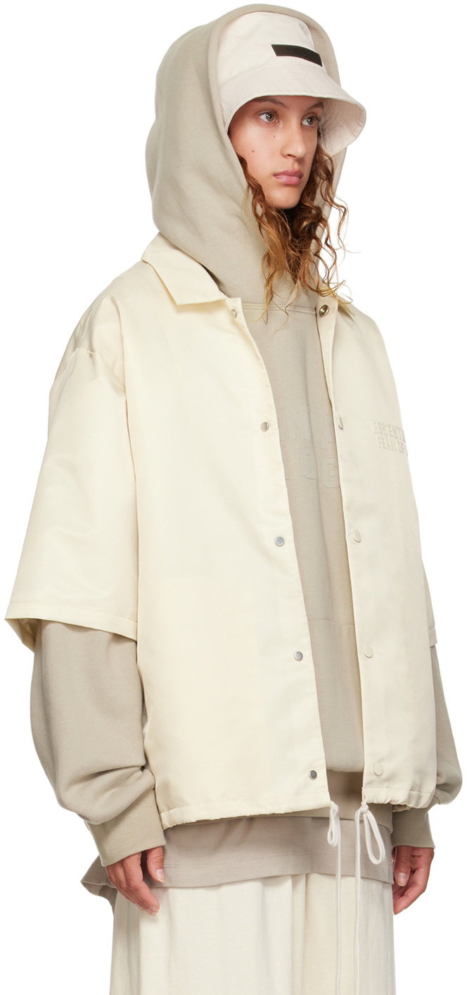 Essentials Off-White Nylon Shirt Essentials