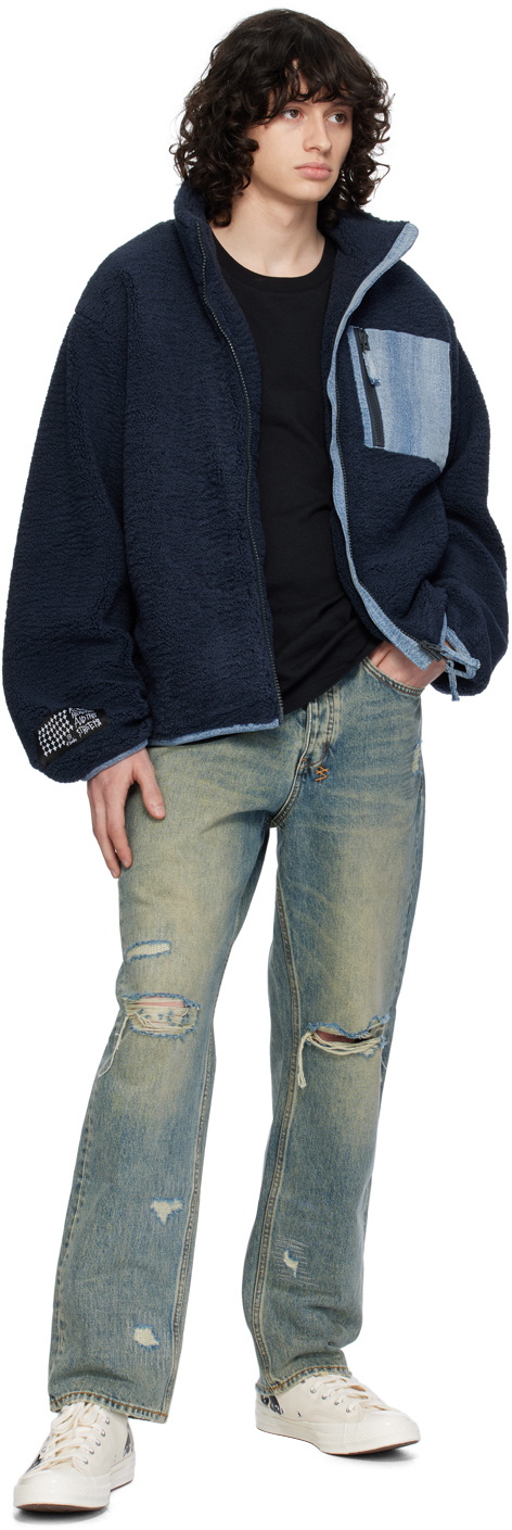 Ksubi Blue Anti K Throw Bak Trash Jeans Ksubi