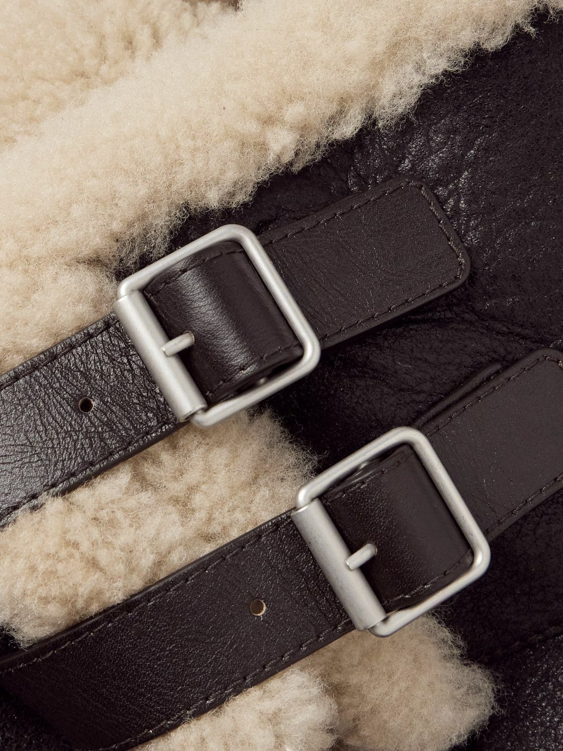 Givenchy - Shearling-Lined Leather Jacket - Brown Givenchy