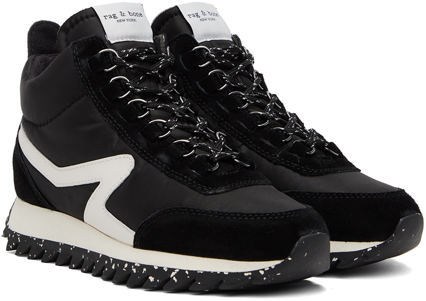 rag & bone Black Retro Hiker Sneakers Rag and Bone