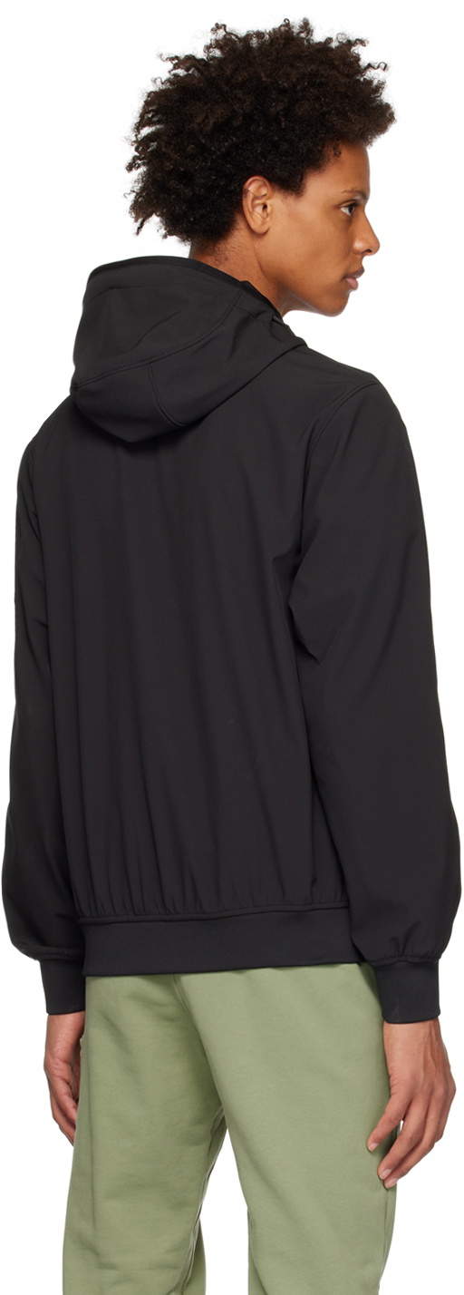 Stone Island Black Soft Shell Jacket Stone Island