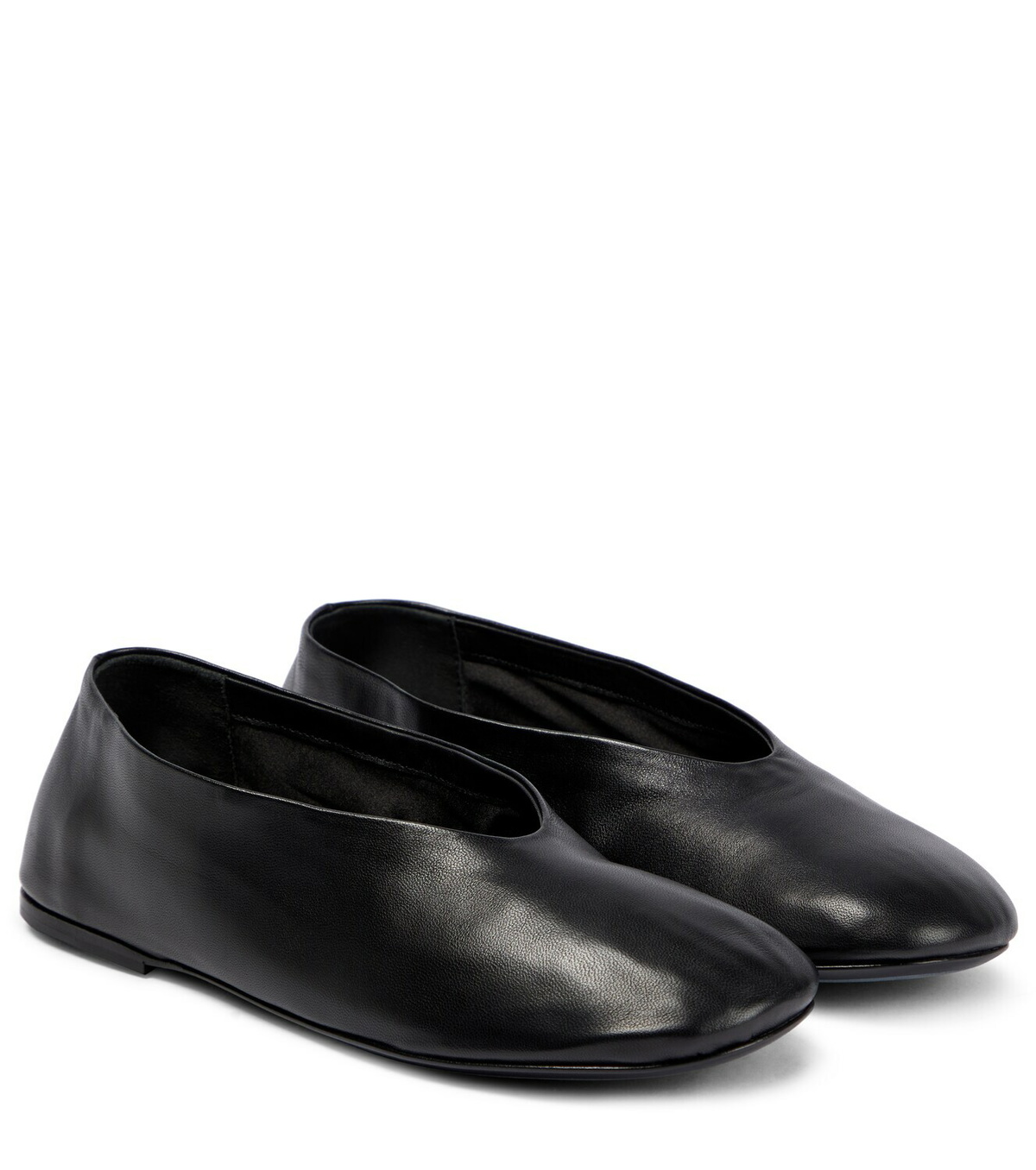 Khaite - Marcy leather ballet flats Khaite