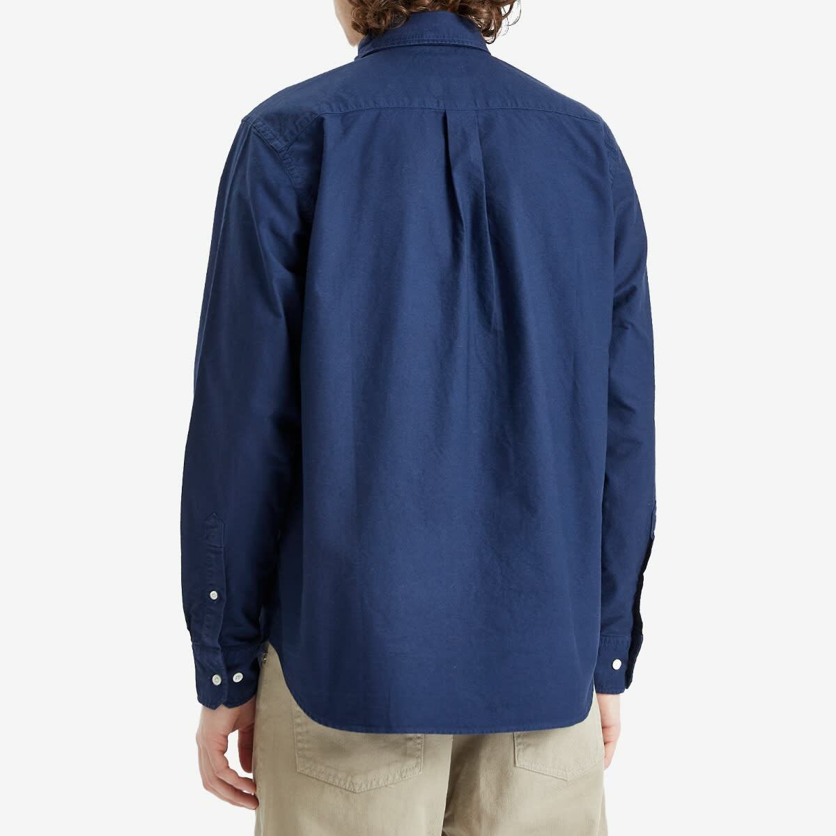 Norse Projects Men's Algot Relaxed Overdyed Oxford Shirt in Workwear ...